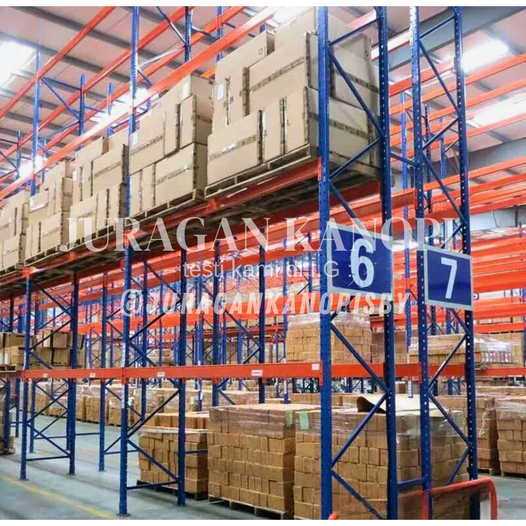Jual Heavy Duty Rak gudang / Racking Sellective Pallet Load kap 1000kg ...