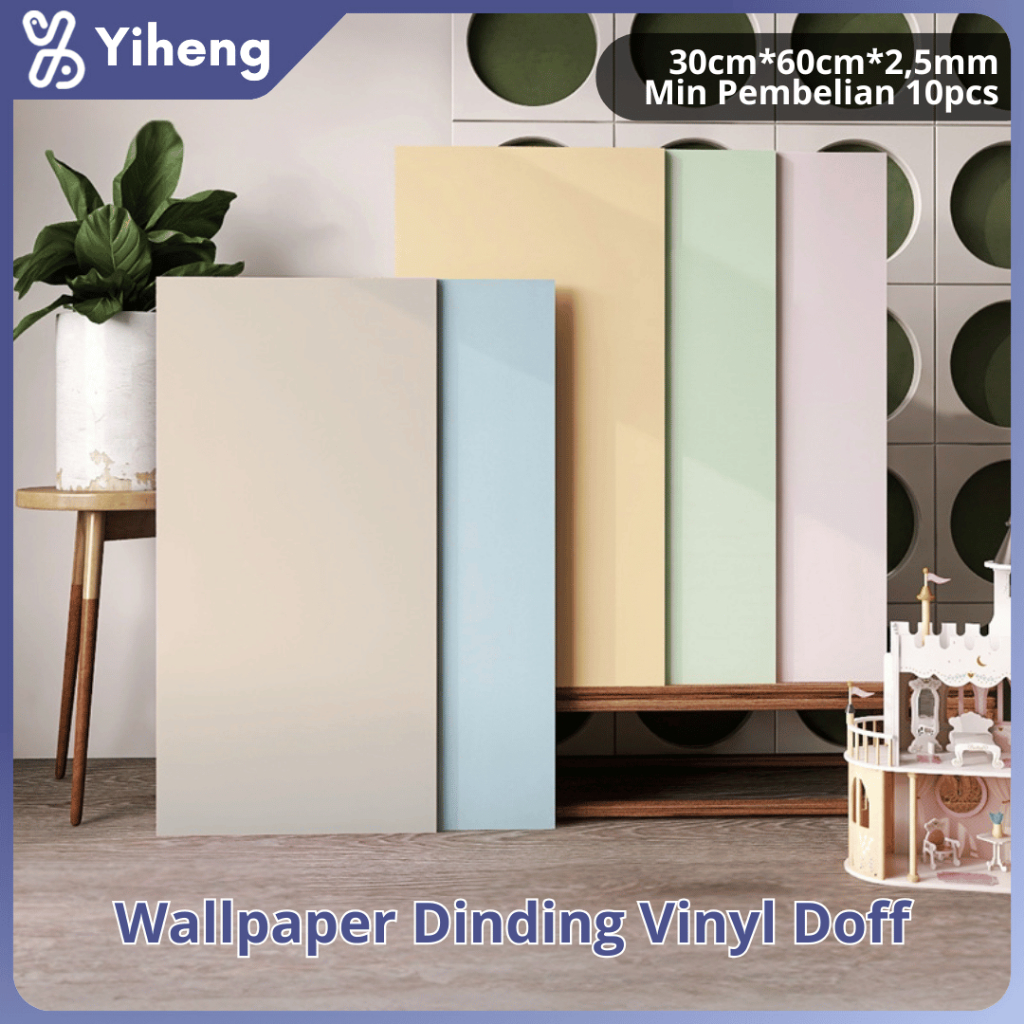 Jual Wallpaper Dinding Vinyl Doff Premium 30CMx60CM Wallpaper PVC ...