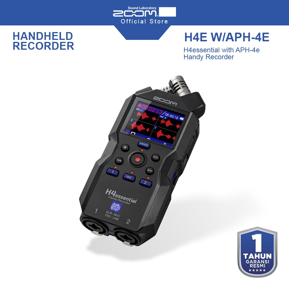 Jual Zoom H4essential with APH-4e Handy Recorder | Shopee Indonesia