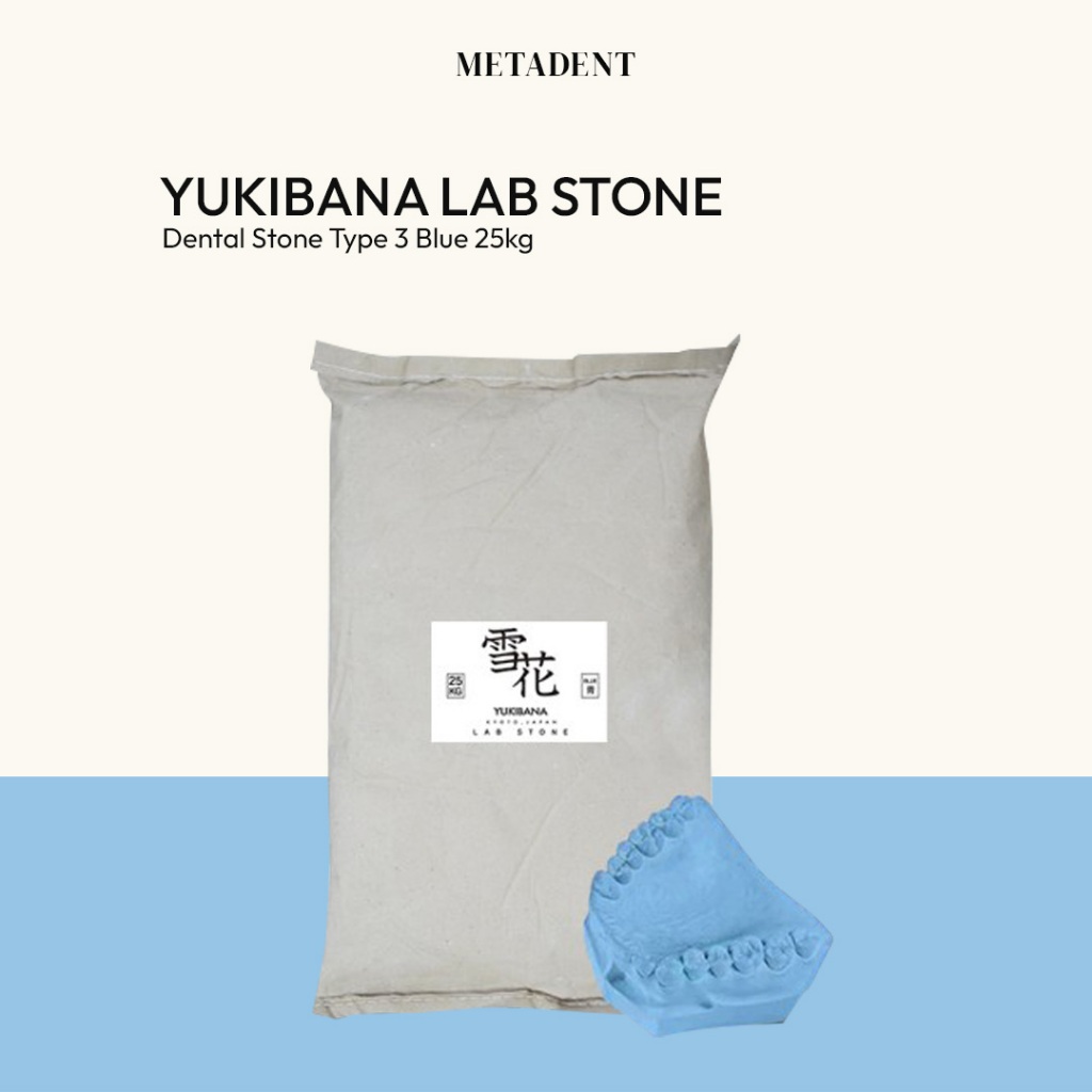 Jual Metadent - Bahan Dental Lab Gips Stone Yukibana Stone Biru 25Kg ...