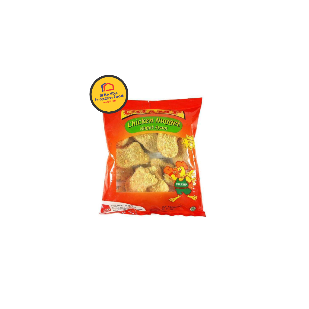Jual CHAMP NUGGET 250GRAM/ COIN NUGGET/ NAGET AYAM/ MURAH | Shopee ...