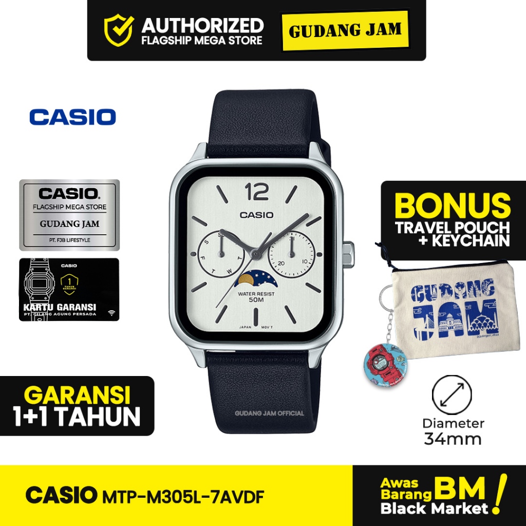 Jual Jam Tangan Casio MTP-M305L-7AVDF MTP-M305L MTP-M305 MTPM305L MTP ...