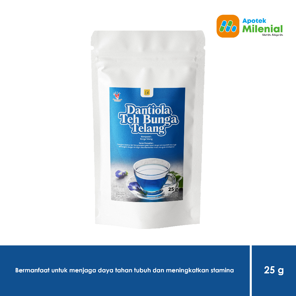 Jual Teh Bunga Telang Dantiola isi 25 Gram / Bermanfaat Untuk Menjaga ...