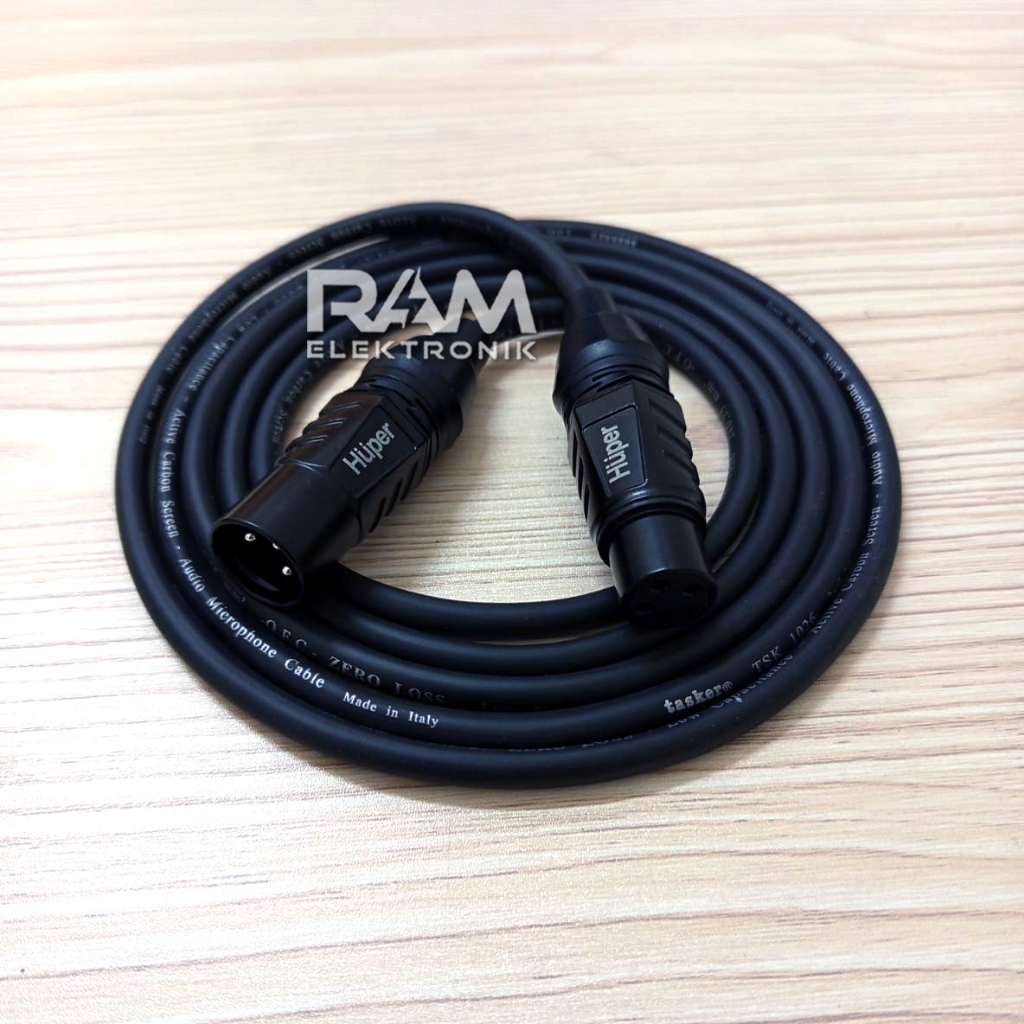 Jual Kabel Mic TASKER TSK1026 | TSK 1026 Zero Loss Jack Canon XLR Male ...