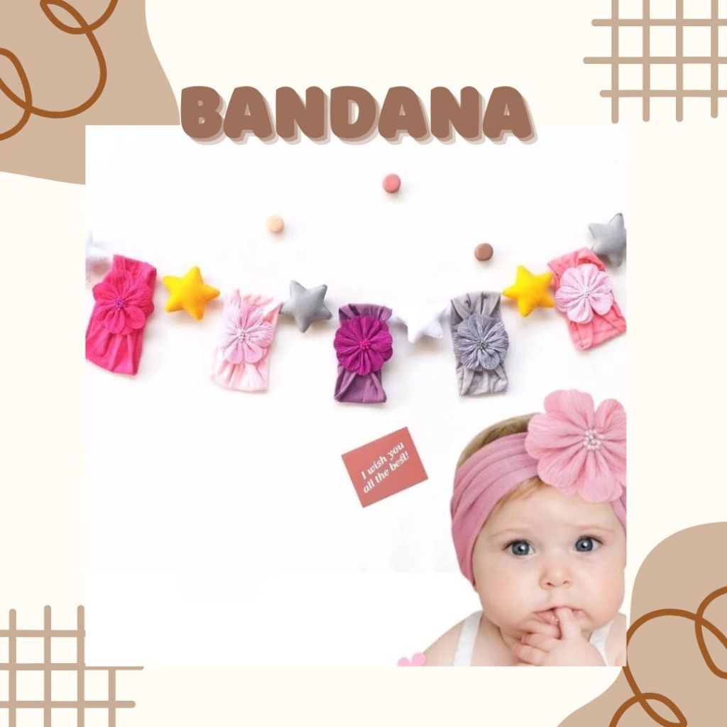 Jual plazababyku BANDANA SUNNY BABY Bandana Anak / Bando Anak / Bandana ...