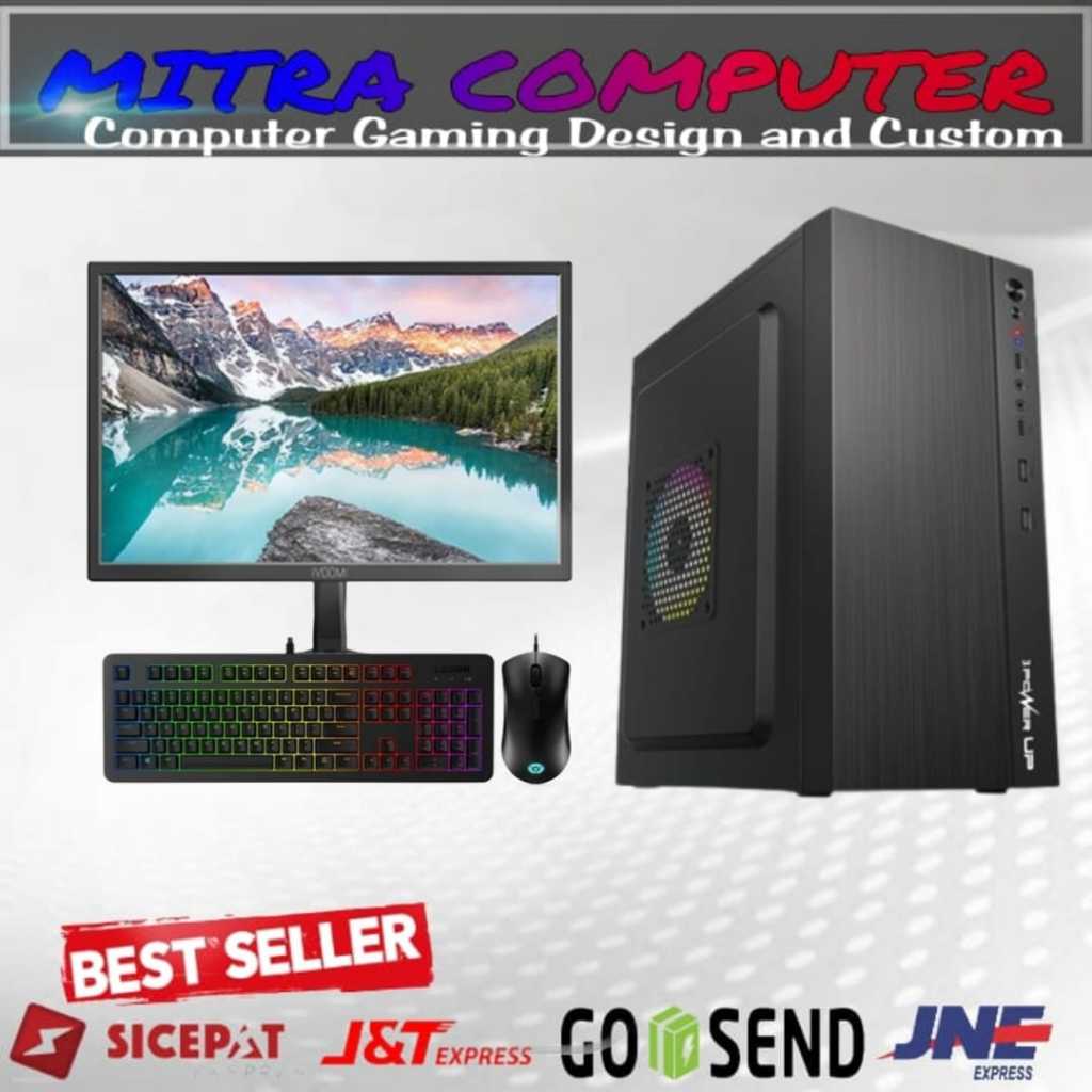 Jual Komputer Rakitan Fullset Murah Intel Core i3 2120 RAM 16gb SSD 256gb Monitor 19 Inci Wi Fi ...