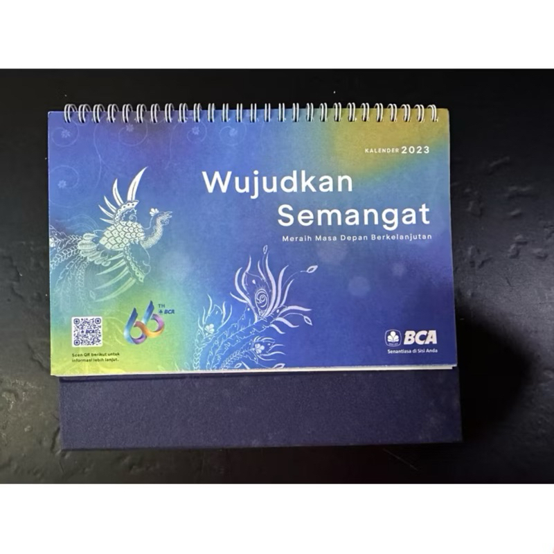Jual Kalender Meja Bulanan 2024 Exclusive BANK BCA / ACA ASURANSI / DBS ...
