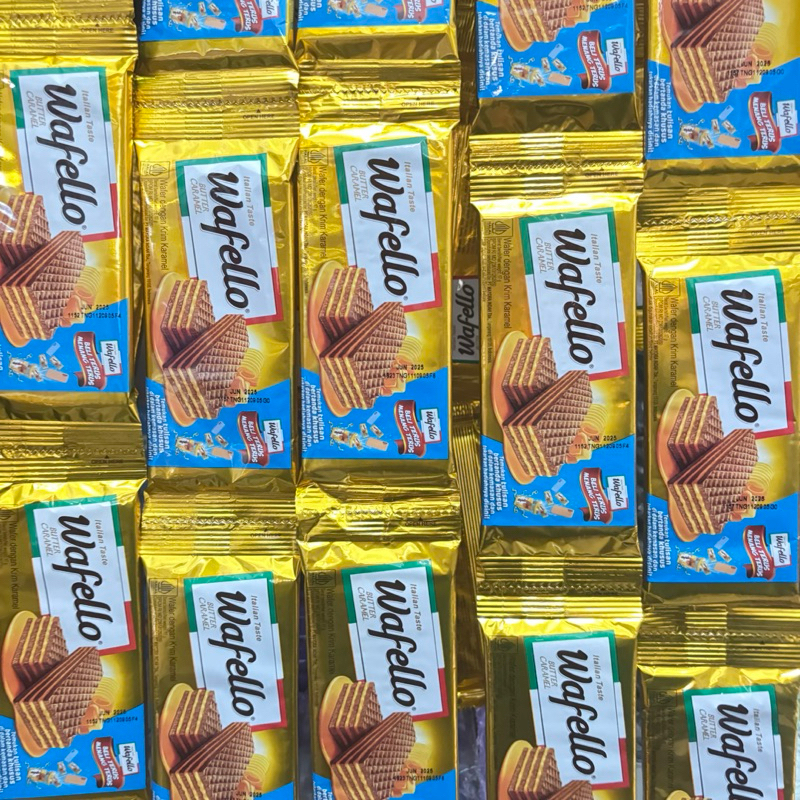 Jual Wafello Wafer harga per 1 renceng isi 10 bungkus @ 17g | Shopee ...