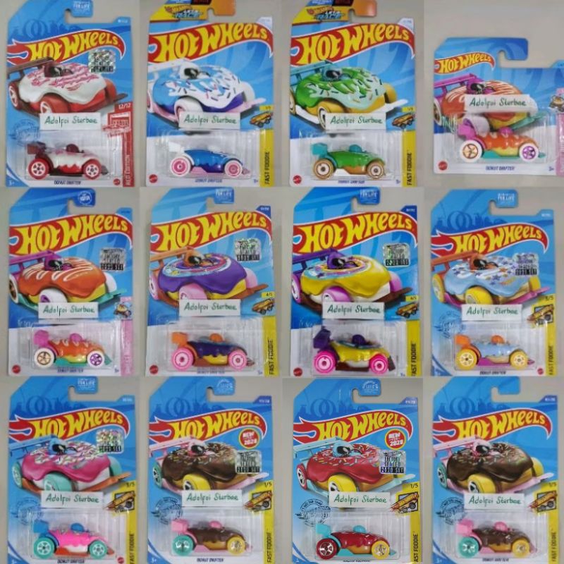 Jual hotwheels hot wheels donut drifter red edition factory sealed fast ...