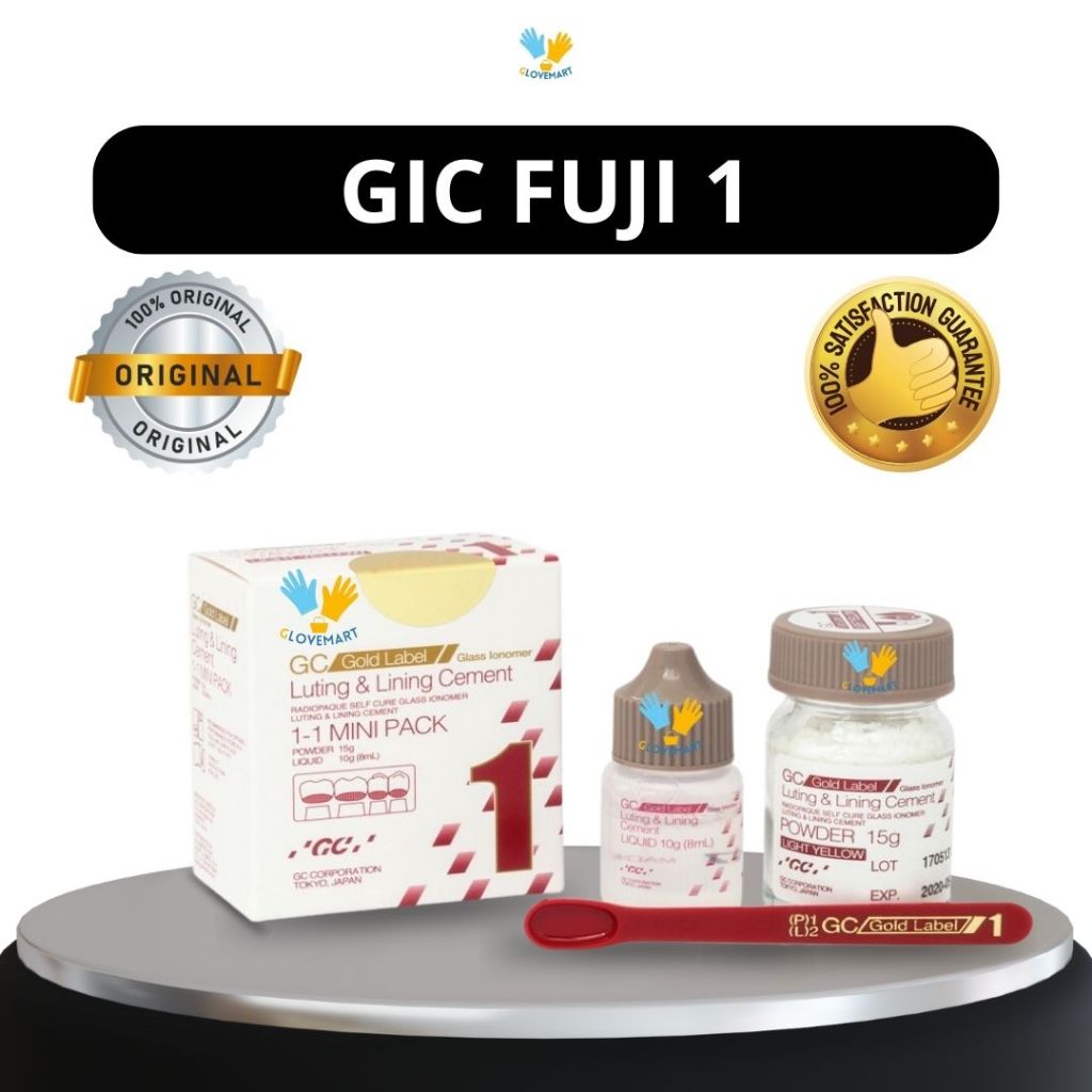 Jual GIC Fuji 1 / GIC Sementasi Crown / Bahan Sementasi Crown | Shopee ...