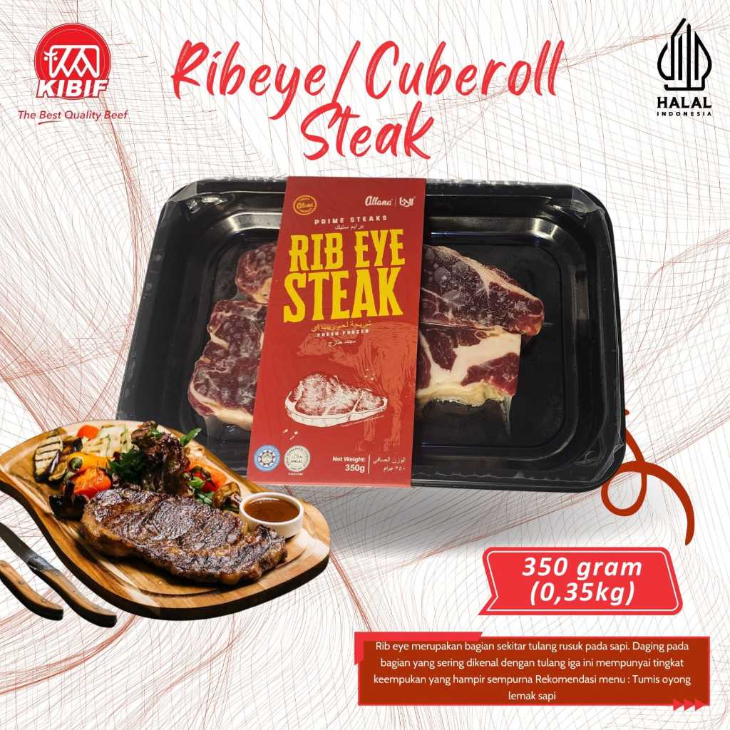 Jual Allana Ribeye Steak 350gr | Shopee Indonesia