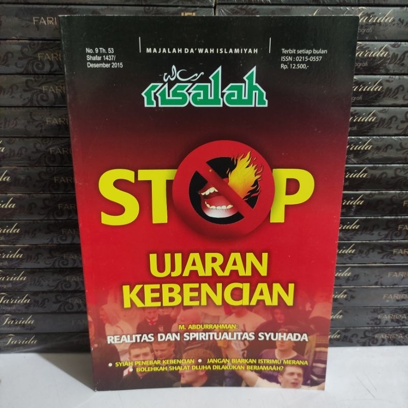Jual MAJALAH RISALAH : STOP UJARAN KEBENCIAN | Shopee Indonesia