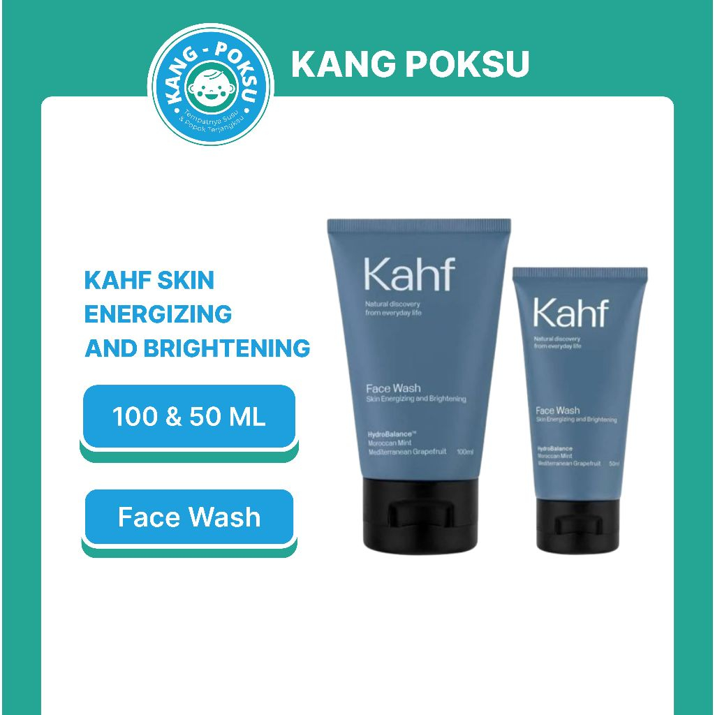 Jual KAHF SKIN ENERGIZING AND BRIGHTENING FACE WASH 100 ML PRLA ...