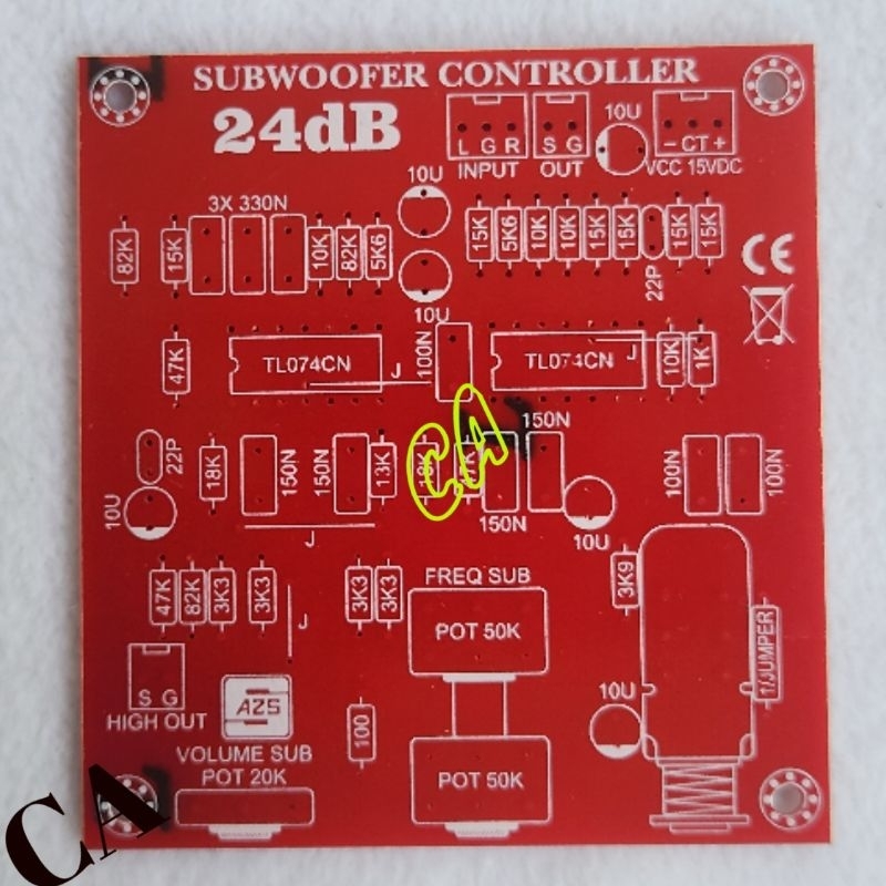 Jual PCB SUBWOOFER CONTROLLER 24dB | Shopee Indonesia