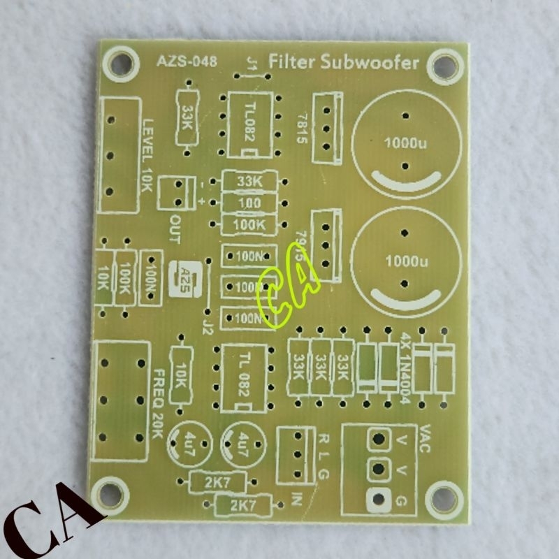 Jual PCB FILTER SUBWOOFER FIBER | Shopee Indonesia