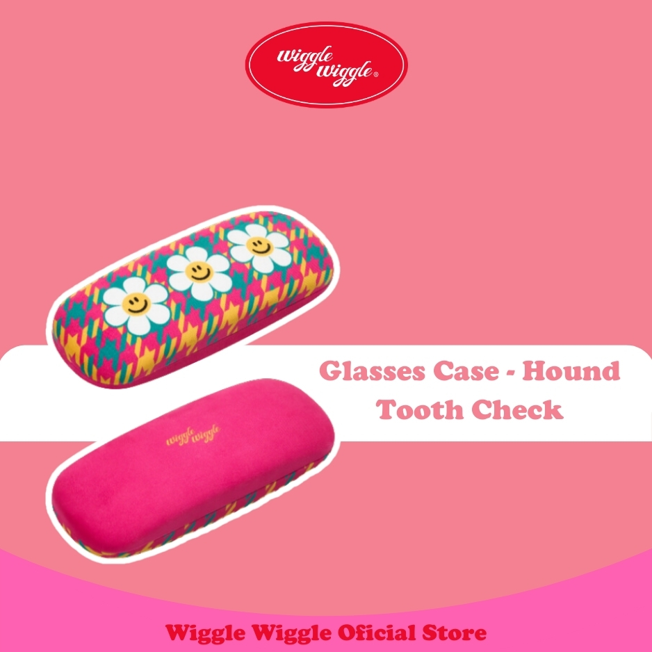 Jual Wiggle Wiggle Glasses Case - Hound Tooth Check Tempat Kotak Wadah ...