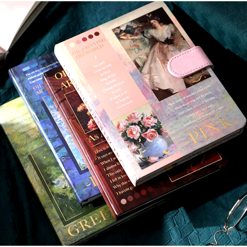 Jual NOTEBOOK BERGAMBAR AESTHETIC/ NOTEBOOK PENUTUP MAGNET/ NOTEBOOK ...