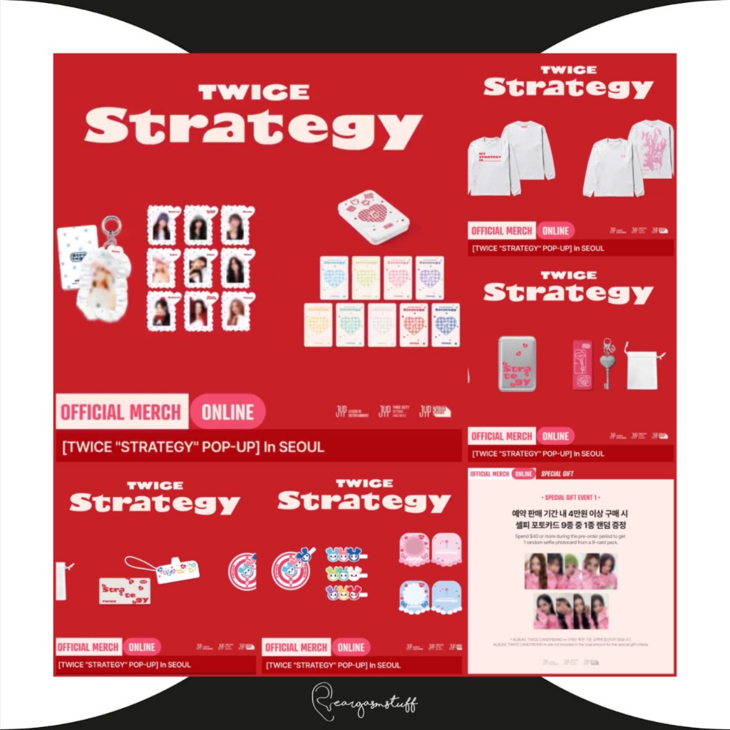 Jual TWICE STRATEGY POP UP IN SEOUL OFFICIAL MERCHANDISE / MERCH / MD ...