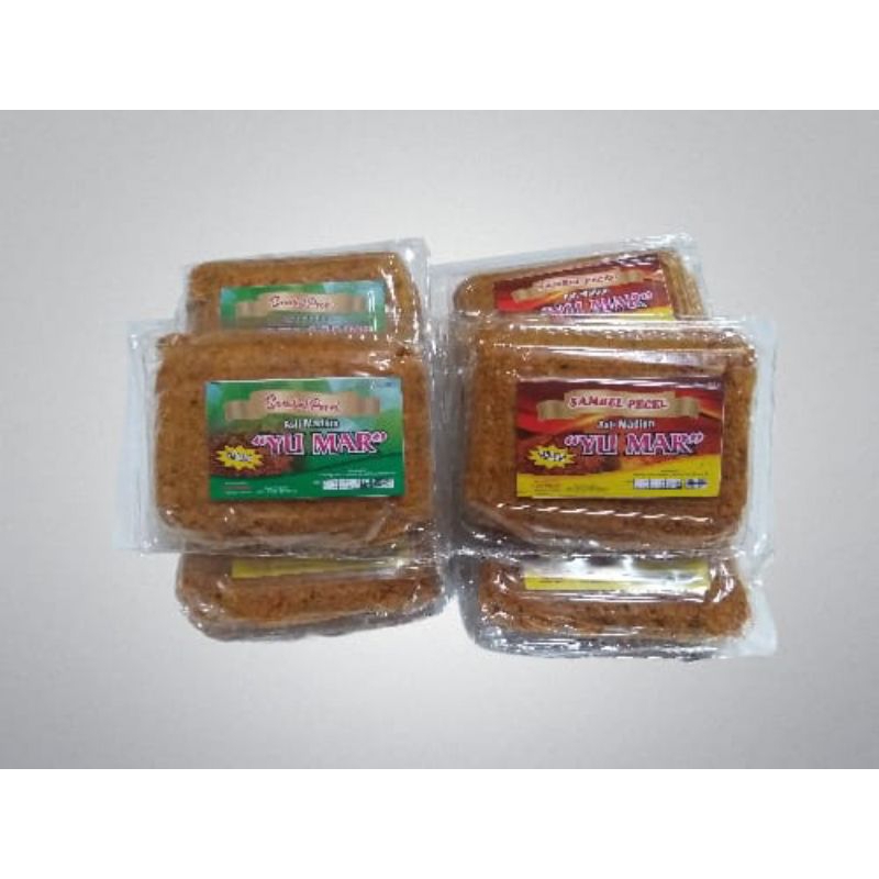 Jual Sambel Pecel Khas Kota Madiun Cap Yu Mar Kemasan 150g | Shopee ...