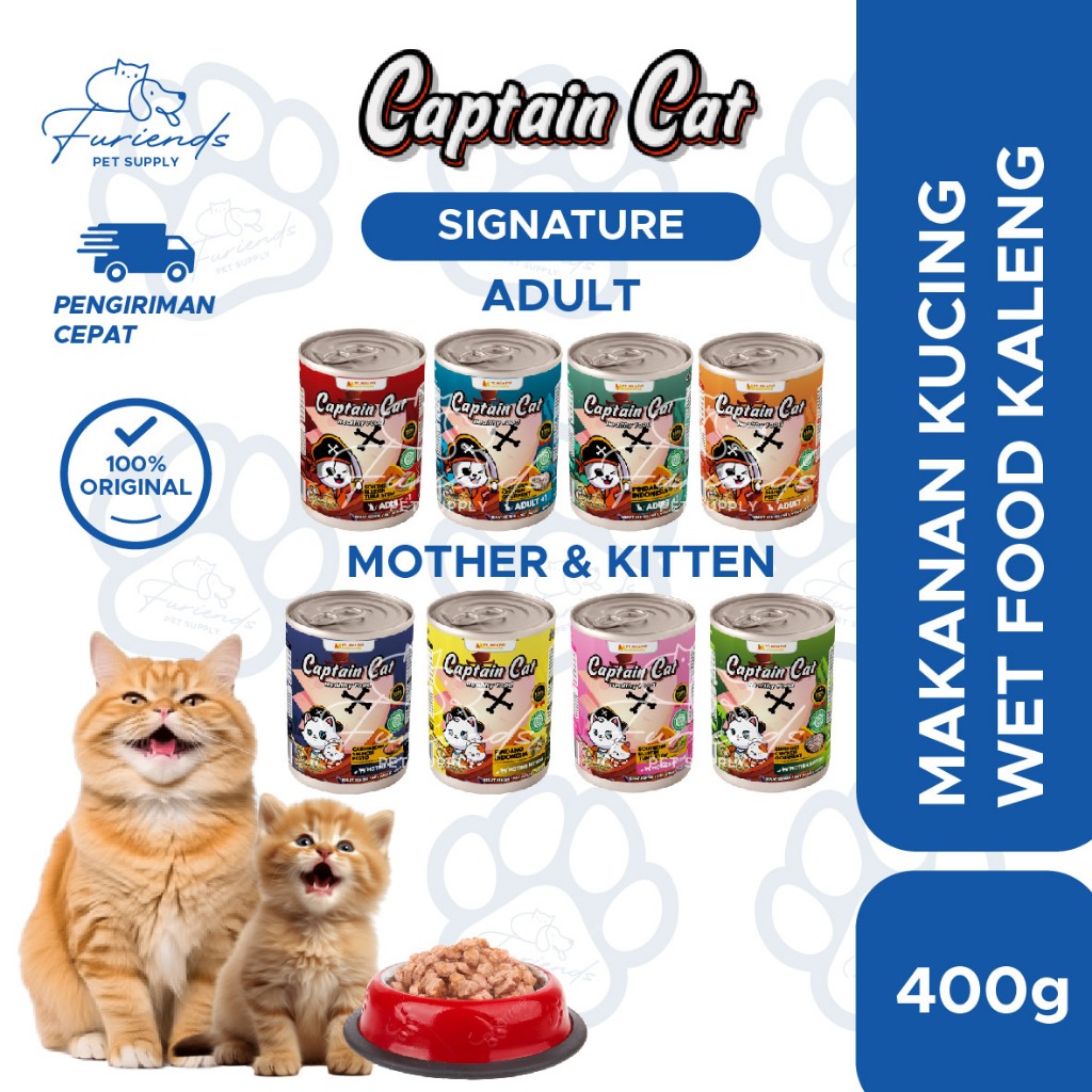 Jual CAPTAIN CAT SIGNATURE CAPTAIN CAT KALENG Makanan Kaleng Kucing ...