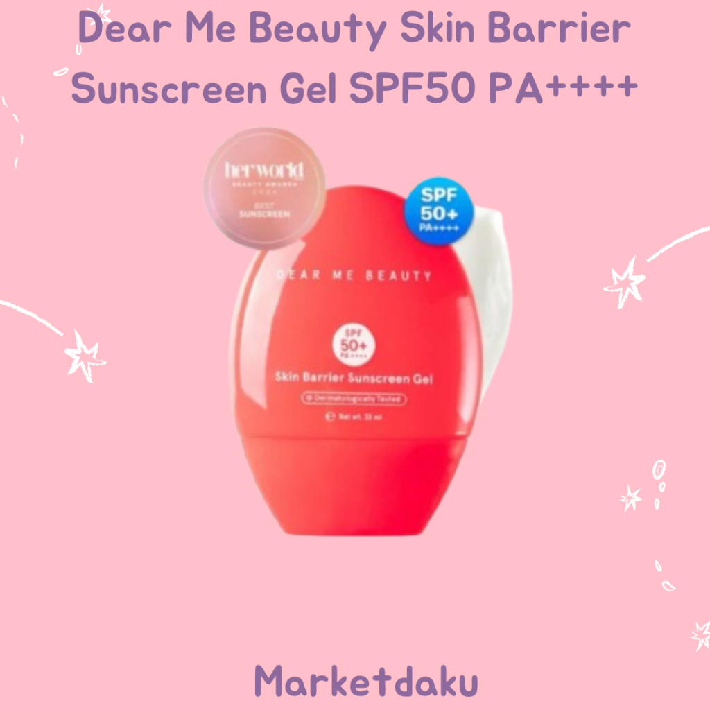 Jual Dear Me Beauty Skin Barrier Sunscreen Gel SPF50+ PA ...