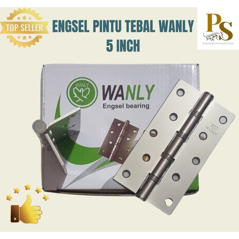 Jual ENGSEL BEARING ENGSEL PINTU JENDELA TEBAL WANLY 5 INCH | Shopee ...
