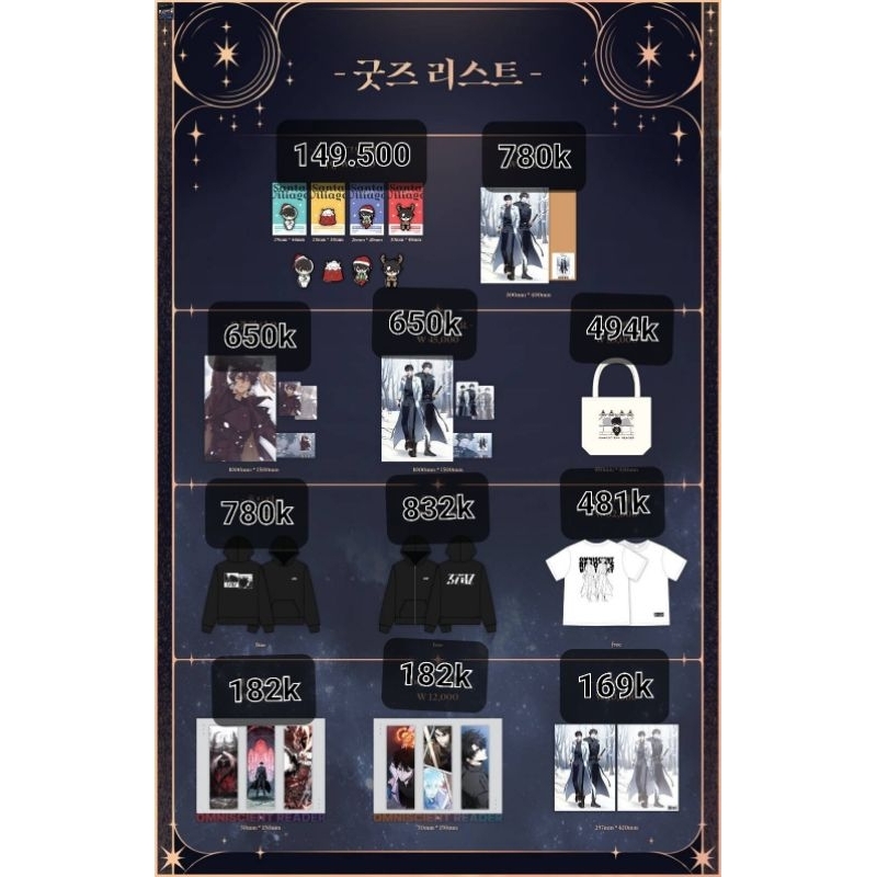 Jual PRE-ORDER MERCH OMNISCIENT READER'S VIEWPOINT ORV [HIDDEN SCENARIO_성좌들의 연회] OFFLINE ...