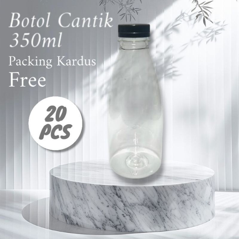 Jual BOTOL PLASTIK CANTIK 350ML (ISI 24 PCS) PACKING KARDUS | Shopee ...