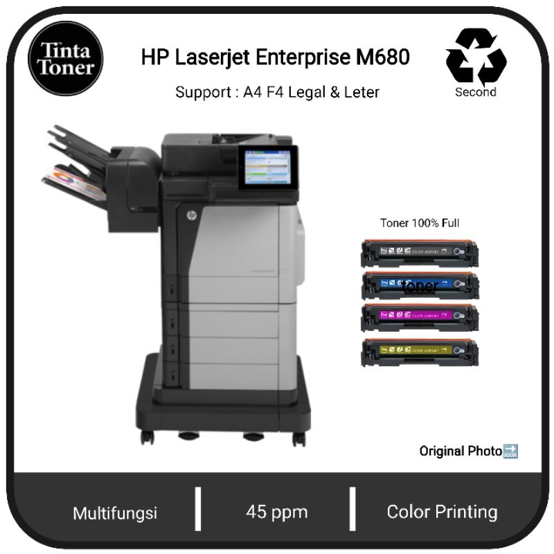 Jual Mesin foto copy Hp Color Laserjet Enerprise 600 Mfp M680 45 ppm ...