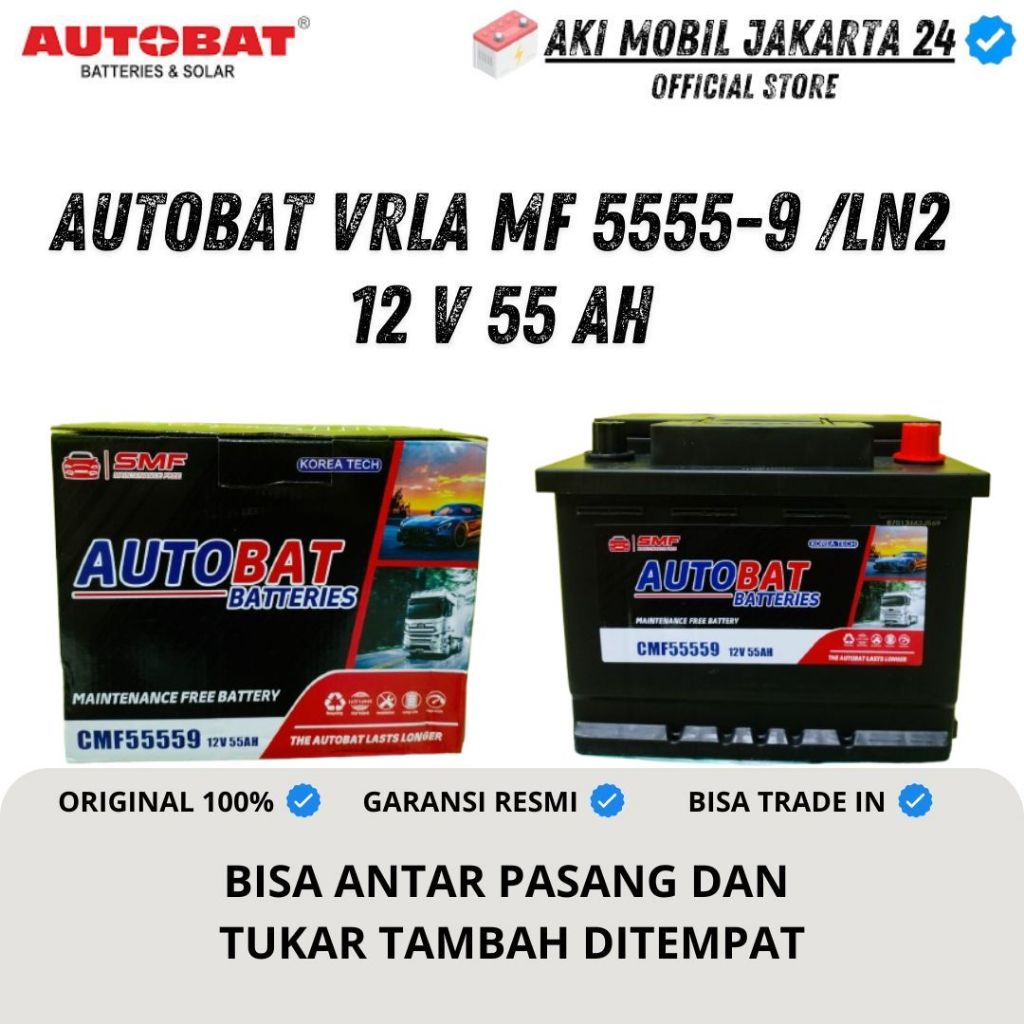 Jual Aki AUTOBAT VRLA MF 55559 - Chevrolet, Hyundai Sonata, SPIN FIESTA ...