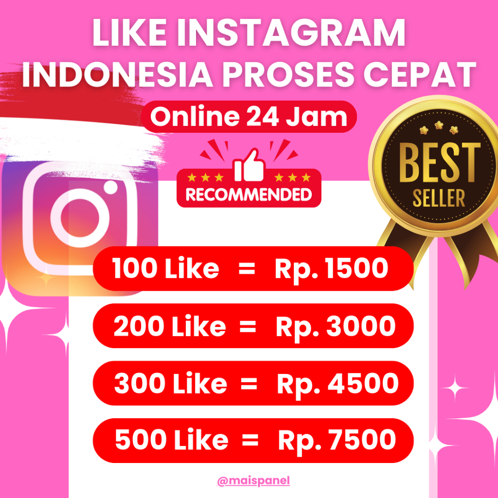 Jual Like INSTAGRAM INDONESIA IG Real Murah Proses Cepat GARANSI - Online 24 Jam | Shopee Indonesia