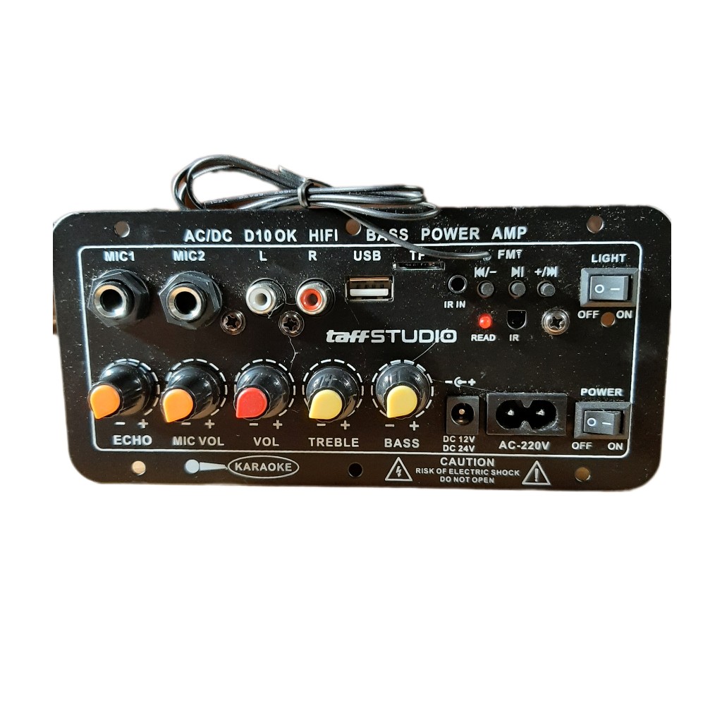 Jual KIT POWER SPEAKER ACTIVE AC/DC 12-24V MIC-10 HIFI POWER AMP d100k ...