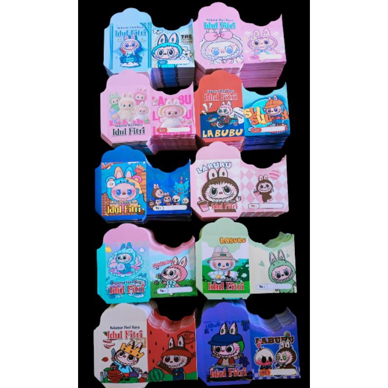 Jual 1000lembar edisi LABUBU UK medium free plastik | Shopee Indonesia