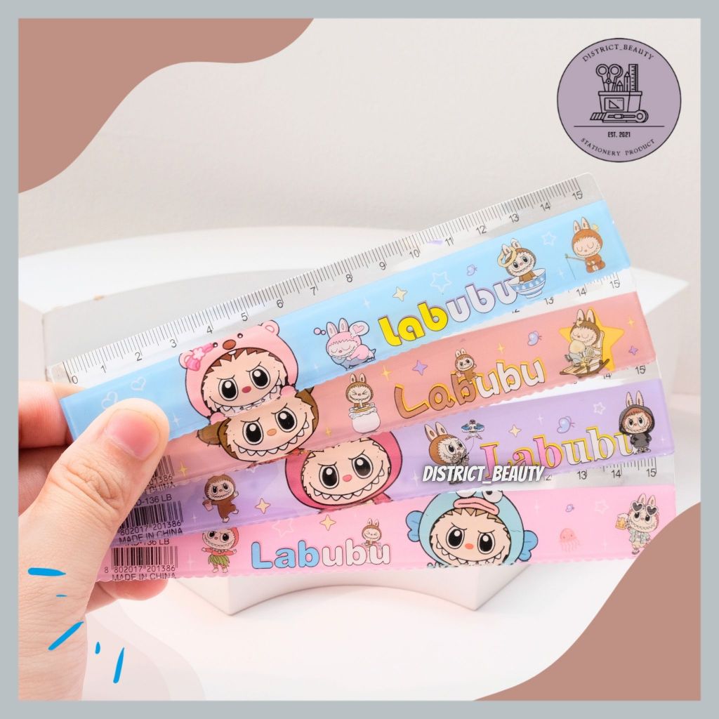 Jual PENGGARIS 15CM LABUBU GARISAN LABUBU PANJANG 15CM PENGGARIS ...