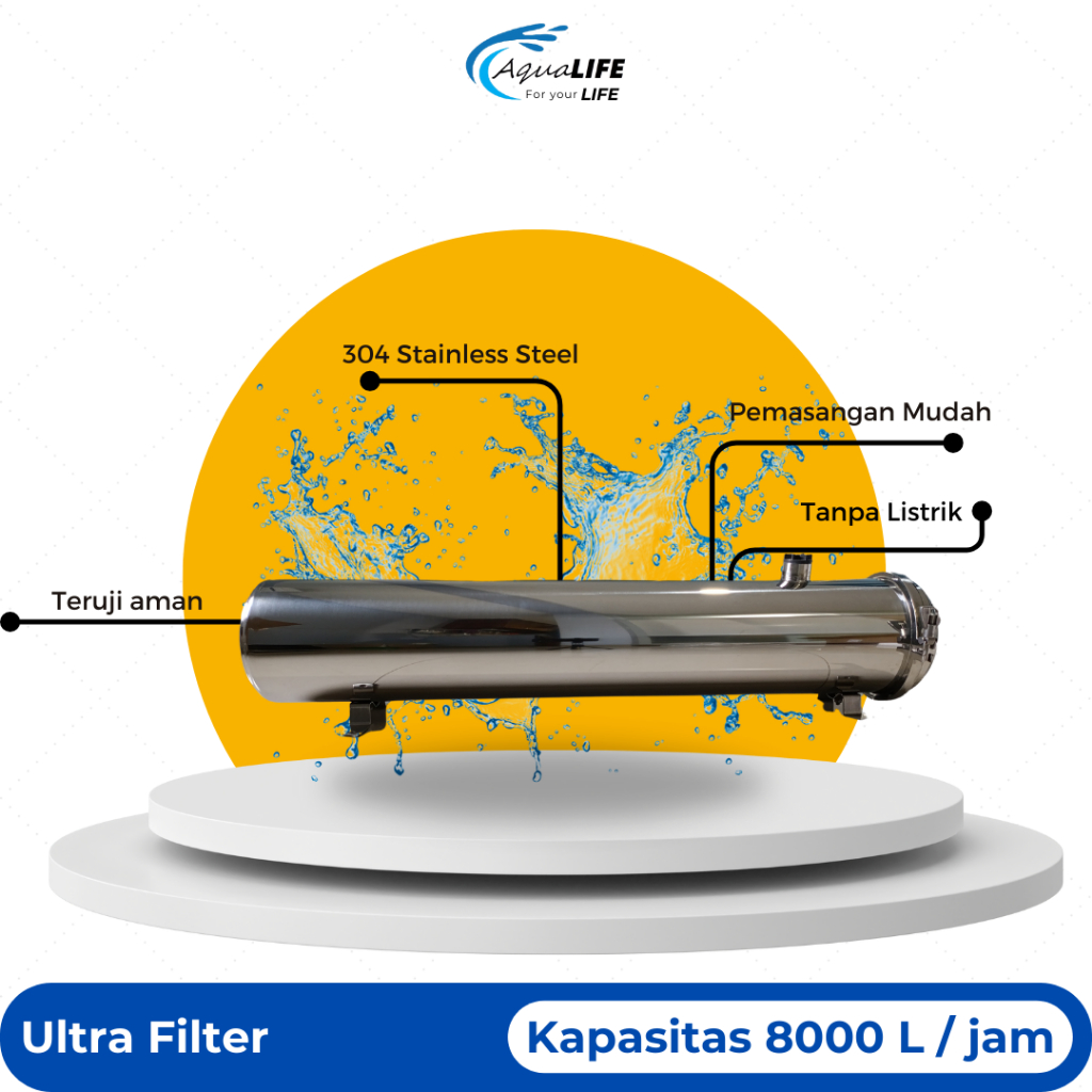Jual Ultra Filter Kapasitas Besar Penyaring Air Siap Minum anti virus ...