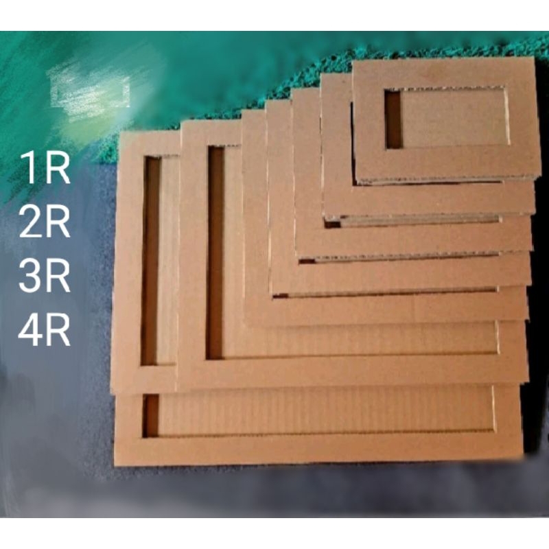 Jual frame pigura bingkai foto bahan kardus dari kardus bentuk polos ...