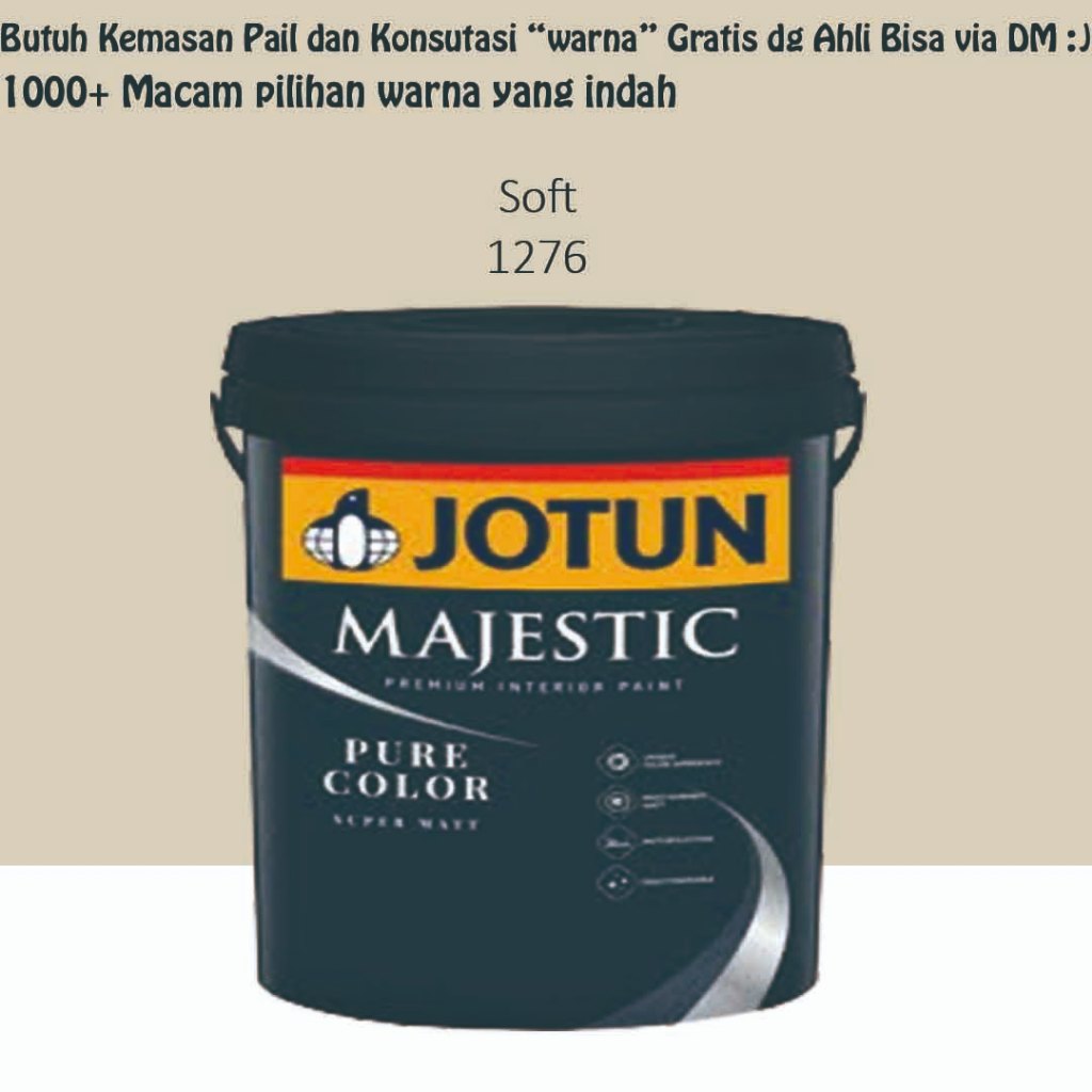 Jual Jotun Majestic Pure Color 2.5L - Soft 1276 (Tinting) | Shopee ...