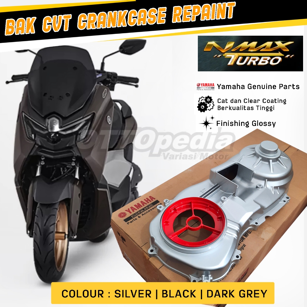 Jual Bak CVT Repaint NMAX Turbo Crankcase Blok CVT Ori Yamaha YGP BLS ...