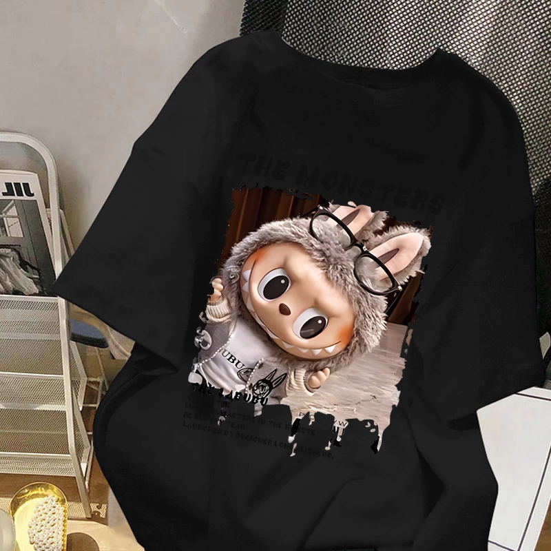 Jual 【labubu】 100% cotton kaos labubu Korean style t shirt labubu kaos ...