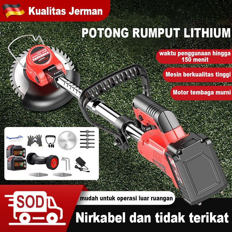 Jual Mesin Potong Rumput Baterai 1090V/588V/288V/48V alat pemotong ...