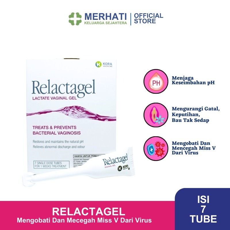 Jual Relactagel Lactate Vaginal Gel Moisturiser 7 Tube - Pelembab ...