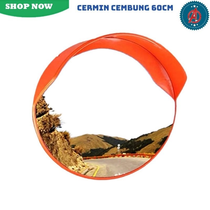 Jual Convex Mirror 60cm Kaca Cembung Safety Jalan Tikungan Outdoor ...