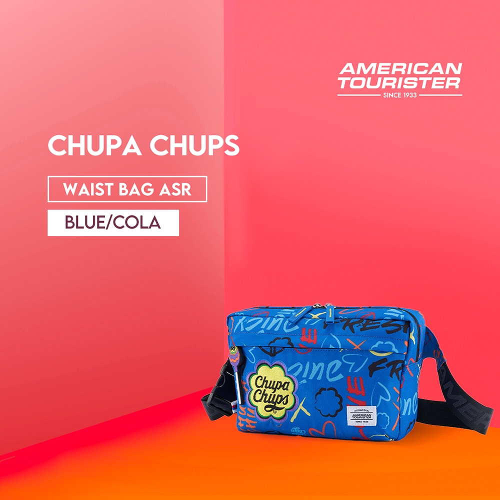 Jual Chupa Chups X American Tourister Waist Bag Asr - Blue/Cola ...