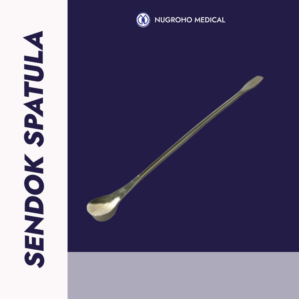 Jual Sendok Kimia Obat Spatel 18cm | Spatula Stainless Spoon ...