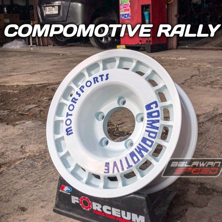Jual VELG RING 16 RL COMPOMOTIVE H5X114 WHITE untuk suv rush crv hrv ...