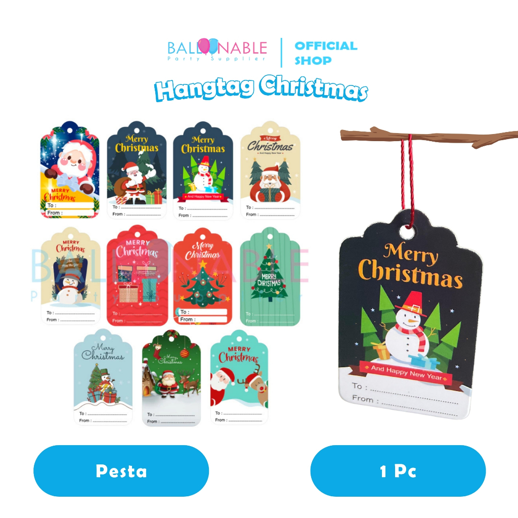 Jual Hangtag Natal Kertas / Tag Christmas | Shopee Indonesia