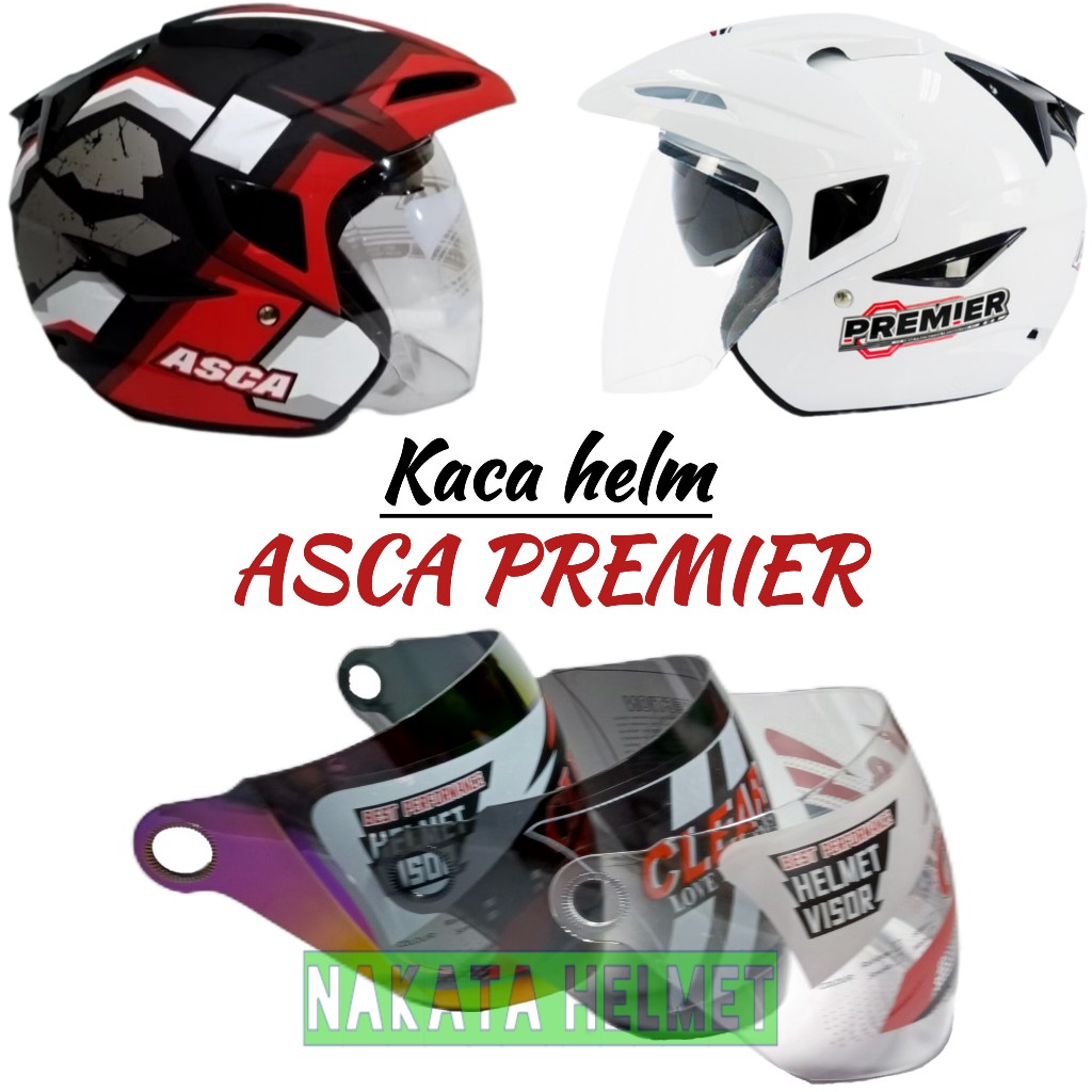 Jual Kaca helm ASCA PREMIER | visor helmet asca premier warna hitam ...