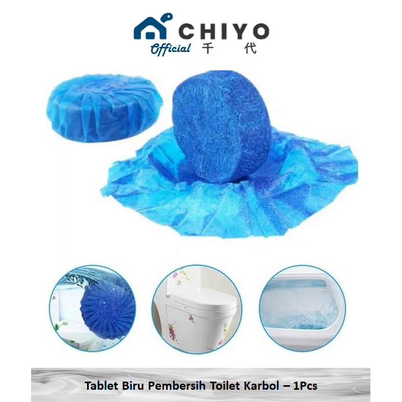 Jual CHIYO Living - Tablet Biru Pembersih Toilet Karbol Sibiru Penyegar ...