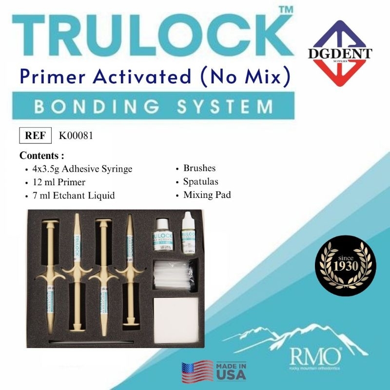 Jual RMO Trulock Primer Activated (No Mix) adhesive/Self Cure/Ortho ...