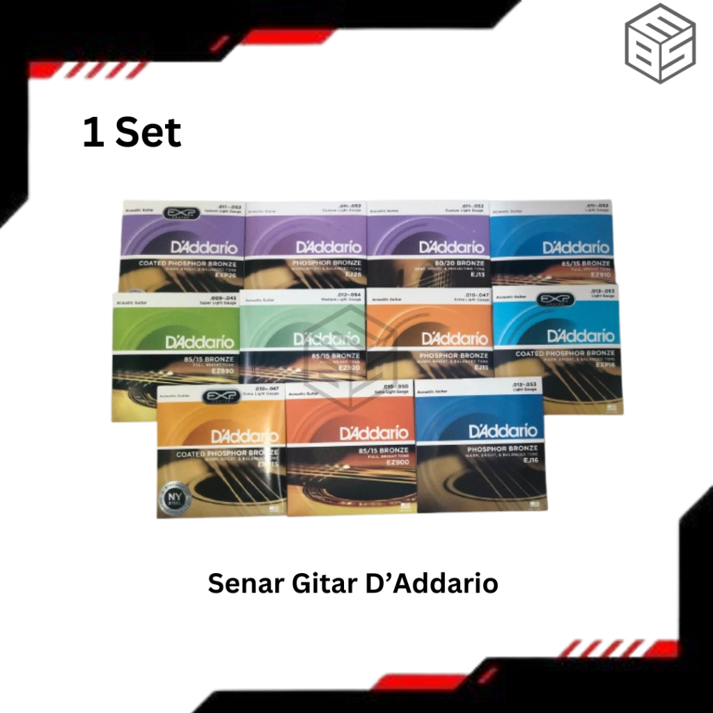 Jual Senar Gitar Daddario Dadario Akustik Electric Elektrik Classical ...